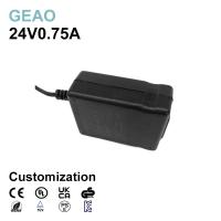 China 24V 0.6A Power Desktop AC Adapter DC Plug With 1.2m Cable Length for sale
