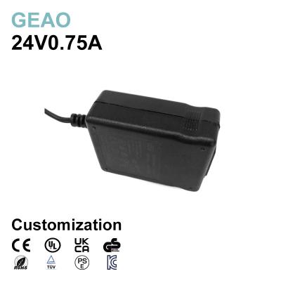 China 24V 0.6A Power Desktop AC Adapter DC Plug With 1.2m Cable Length for sale