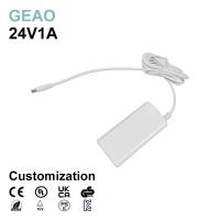 China 24V 1A AC DC Desktop Power Adapter Supply 5Volt 6V 9V 12V 15V 16V for sale