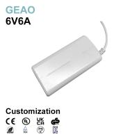 China 36W 6A 6V AC Power Adapter Desktop Customized With 50000 Hours MTBF for sale