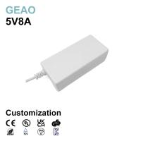 China 5V 8A Desktop AC Adapter 48W DC Power Supply Laptop White / Black for sale