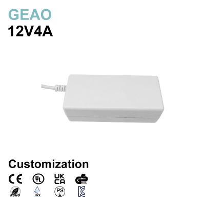 China ODM 4A 12v Ac Dc Power Adapter Desktop 48w Power Adapter Supply FCC for sale