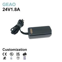 China 24V 1.8A Desktop Power Adapter For Showroom Trasoundm Set Top Light Sterilizer for sale