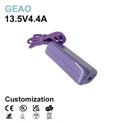 China 13.5V 4.4A Desktop Power Adapter For AC DC Lampstand Dehumidifier DVD Makeup Mirror for sale
