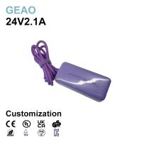 China 24V 2.1A Desktop Power Adapter For Set Top Box Lab Depilator Monitor CCTV Camera for sale