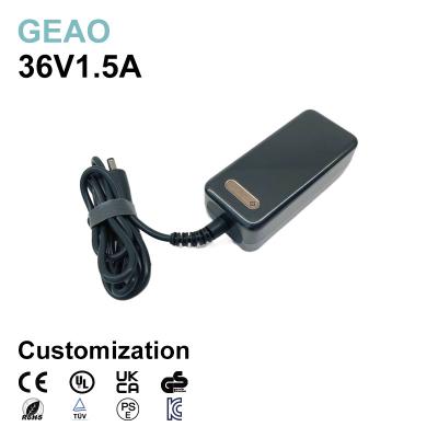 China 36V 1.5A Desktop Power Adapter For Neon Flex Small Electronic Scooter Nail Lamp for sale