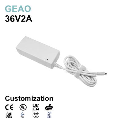 China Universal 36V 2A Desktop Power Adapter 72W 5V 13A 15A 16A 17A 20A for sale