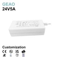 China 24V 5A Desktop Power Adapter For Customization Robot Led Aquarium Light Air Purifier Lg Monitor for sale