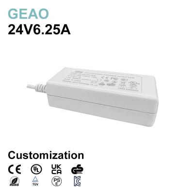 China 24V 6.25A Desktop Power Adapter 150W Switching Adapter Power Supply for sale