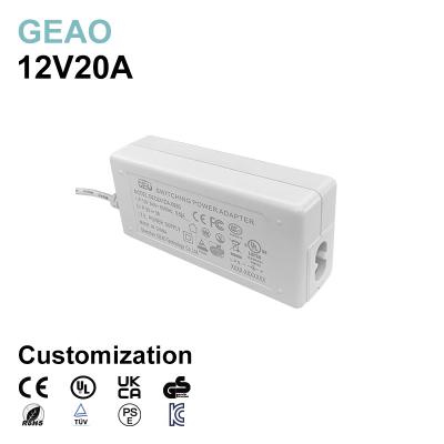 China 12V 20A Desktop Power Adapter For Nail Enhancement Instrument Unmanned Aerial Vehicle Pos Machine Lampstand for sale