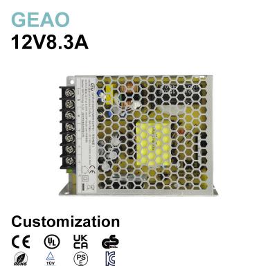 China ODM 12V 8.3A Switched Mode Power Supply Circuit Supply Efficiency 85% for sale