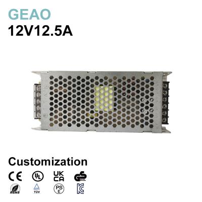 China 12V 12.5A Switched Mode Power Supply For AC DC Vacuum Cleaner Scanner Lightbox Atomizer for sale