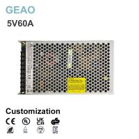 China 60A 5V SMPS Switched Mode Power Supply With 100mV Ripple & Noise FCC for sale