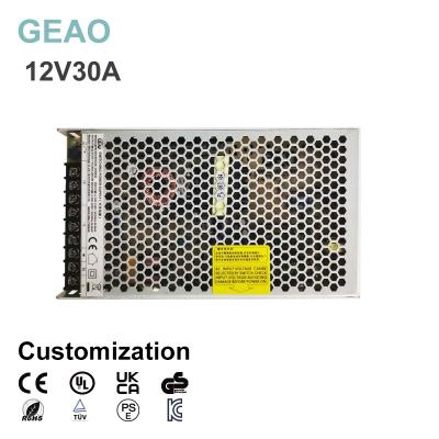 China 12V 30A Switched Mode Power Supply For Macbook Iptv Box Led Aquarium Light Compressor for sale