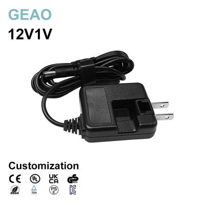 China 12V 1A Wall Mount Power Adapters For Advertising Machine / Compressor / Soap Dispenser for sale