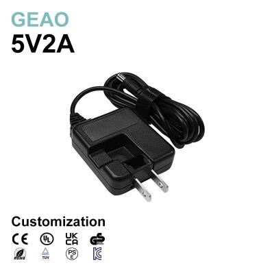 China 5V 2A Wall Mount Power Adapters For Mirror LED Light Strip for sale