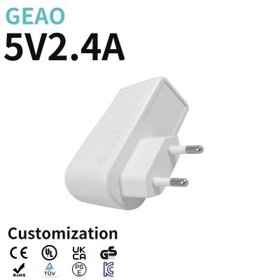 China 15W 5V 2.4A USB AC Wall Charger Adapter Smart Desktop Charging for sale
