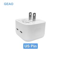 China 20V 1.8A GaN Fast Charger PD 35W Dual USB C Charger With UK Plug for sale
