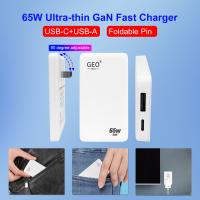 China 20V 3.25A PD 65W GaN Charger USB C QC3.0 Fast Charger For Laptop Phone for sale