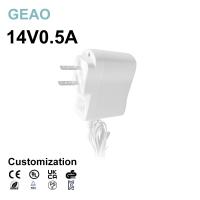 China 14V 0.5A Wall Mount Power Adapters High Temperature Resistance for sale