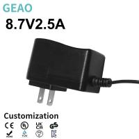 China 7.75W 8.7V 2.5A Wall Mount Power Adapters Safety Electric Supply For Tv for sale