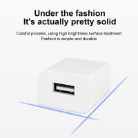 China 10W 5V 2A Mini USB Wall Charger Cell Phone With Over Current Protection for sale
