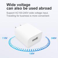 China 10W 5V 2A Mini USB Wall Charger Cell Phone With Over Current Protection for sale