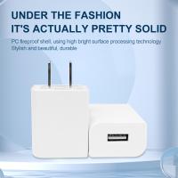 China 10W 5V 2A Mini USB Wall Charger Cell Phone With Over Current Protection for sale