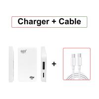 China 15V 3A GaN PD45W Fast Charger USB A Type C Adapter Charger Dual Port for sale