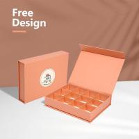 China Eco Friendly Pink Magnetic Gift Box Chocolate Cookie Kraft Paper Gift Magnetic Box for sale