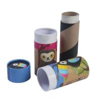 China Cute Fancy Art Paper Cans Packaging Corrugated Cylinder Paper Tube Packaging Box for sale
