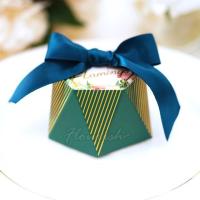 China Custom Candy Chocolate Gift Paper Packaging Box Hot Foil Gold Stamping For Wedding Festival for sale