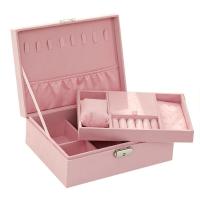 China Large-Capacity Wooden Jewelry Storage Box for Jewelry Earrings Necklace Ring Storage Solution for sale