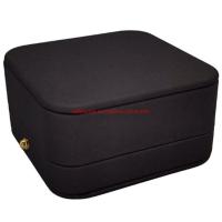 China Custom Logo Printing Black Texture Paper Watch Packaging Gift Box According to Customer Requirements for Luxury Products for sale
