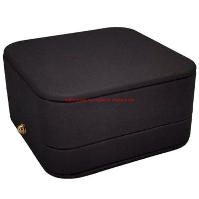 China Custom Logo Printing Black Texture Paper Watch Packaging Gift Box According to Customer Requirements for Luxury Products for sale