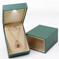 China Ring/Necklace/Earring Box Bulk Lead Time 15-20 Days 100% Recyclable Paper Packaging Drawer Box with LED Light for sale