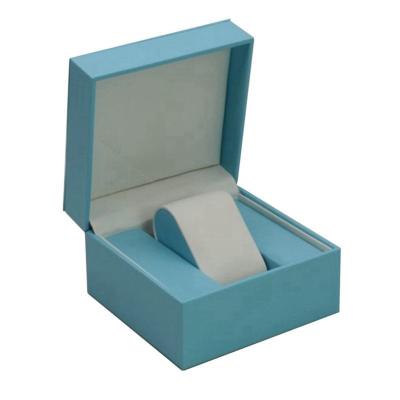 China Ivory Board PU Leather Gift Display Boxes Eco Friendly For Ring Jewelry Watch Wallet for sale