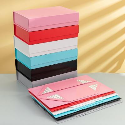 China Custom Logo Hair Extension Packaging Boxes Folding Cardboard Carton Box for sale