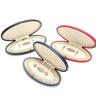 China Custom Microfiber PU Leather Jewelry Stud Earrings Storage Box for sale