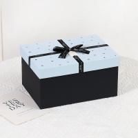 China Rectangle Base And Lid Boxes Cardboard Paper Packaging Box Christmas Gift Carton Box for sale