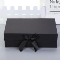 China Custom Logo Printing Paper Magnetic Closure Gift Box With Ribbon Luxury Style for sale