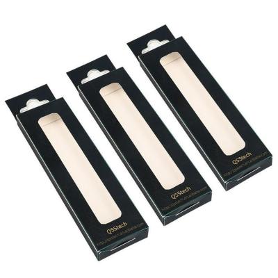 China Middle Rectangle Paper Display Box Custom Electrical Product Packaging Boxes With Window for sale