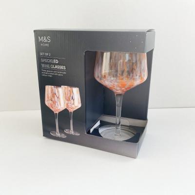 China 3/5 Plys Corrugated Kraft Paper Boxes Packaging For Champagne Wine Bear Milk Tea Glass Mug for sale