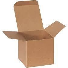China 100% Recycled Paper Top Tuck Folding One Piece Corrugated Packaging Gift Boxes and Textured Groove Natural Kraft Shipping Boxes for sale