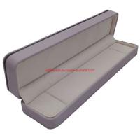 China Purple Jewelry Set Box Special Texture Art Paper Rigid Cardboard Necklace Packaging Boxes for sale
