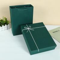 China Shoes And Apparel Gift Boxes Packaging Solid Color Rigid Cardboard Lid and Base Box for sale