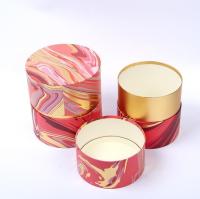 China Lightweight Round Cardboard Gift Box Paper Cylinder Packaging For Cookies Chocolate Candies for sale