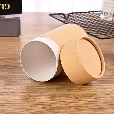 China Custom Paper Cans Packaging Round Paper Tube Box For Cookies Food Tea And Chocolate for sale
