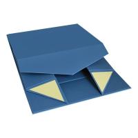 China Large Magnetic Closure Folding Gift Box Glossy Garments Shoes Packaging Box for sale