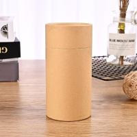 China Waterproof Kraft Round Paper Tube Box Cardboard Paper Cylinder Container For Tea Coffee for sale